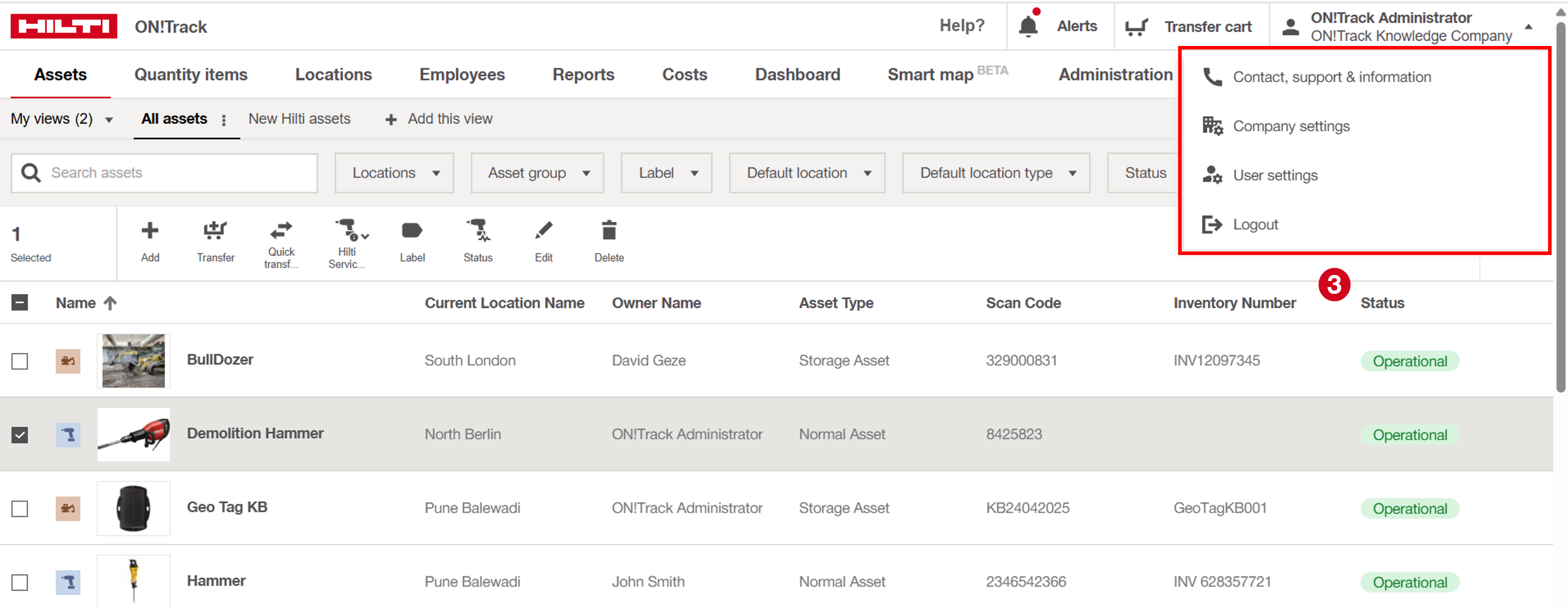 Why am I unable to see the account settings dropdown menu? – Hilti ON ...
